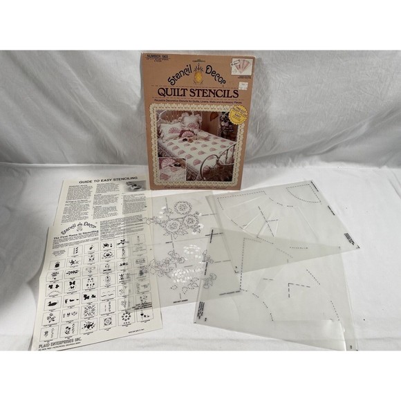 Plaid Enterprises Inc | Other | 983 Stencil Decor Quilt Grandmother Fan ...